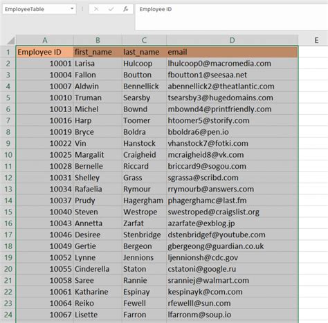 How to Get Address of Named Range in Excel