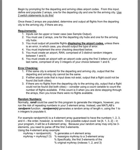 for program 7 you are to write matlab code that