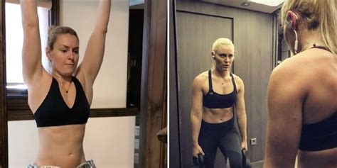 Lindsey Vonns Core Workout For The Olympics Is Absolutely Brutal Men