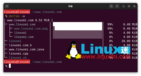 dutree：强大的 linux 文件系统磁盘使用追踪工具 linux迷