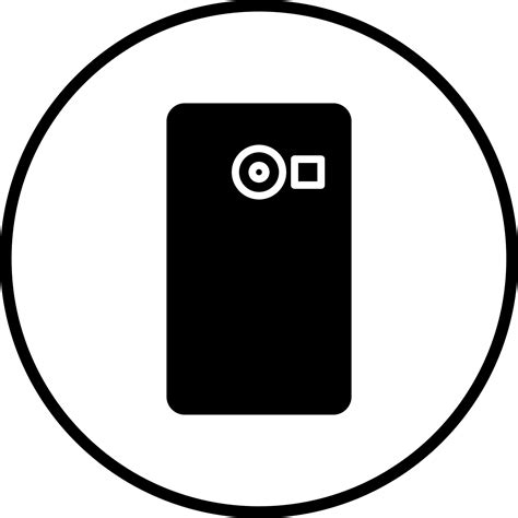Phone Camera Vector Icon Style Vector Art At Vecteezy