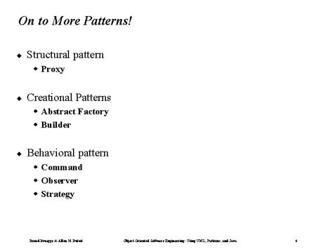 Using Uml Patterns And Java Objectoriented Software Engineering