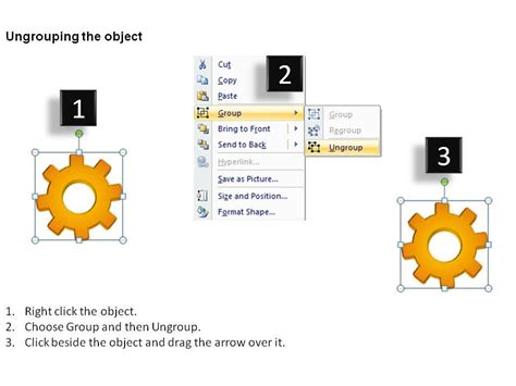 Circular Gears Process Stages 6 Powerpoint Slides Presentation