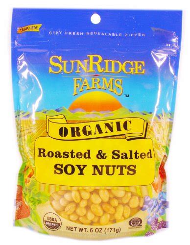 Sunridge Farms Organic Soy Nuts Roasted Salted 6 Oz
