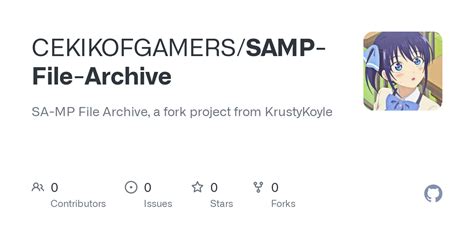 Samp File Archivereadmemd At Master · Cekikofgamerssamp File Archive · Github
