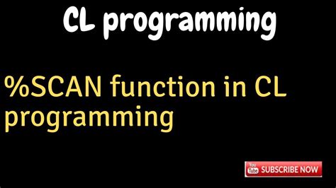 Ibm I As400 Tutorial Iseries System I Scan Function In Cl