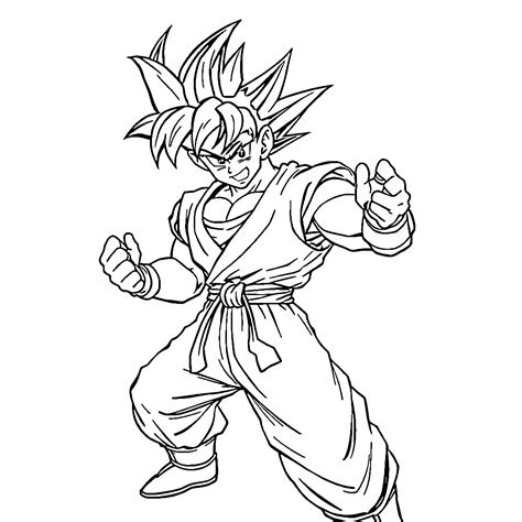 Best Gohan Coloring Pages Free Printable Pdf