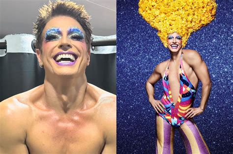 Reynaldo Gianecchini Surge Caracterizado Como Drag Queen Veja Portal