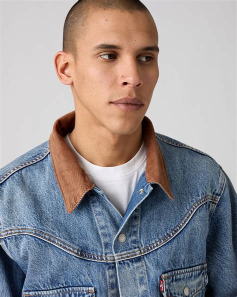 Veste Trucker Western Shorthorn Bleu Levis® Be