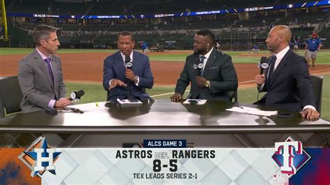 Mlb On Fox Crew Recap Astros Game 3 Win Over Rangers In Alcs Fox