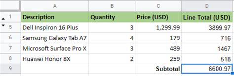 Ways To Sum A Column In Google Sheets Software Accountant
