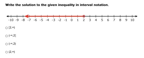 Solved Write The Solution To The Given Inequality In