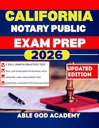 California Notary Public Exam Prep 2026 Step By Step
