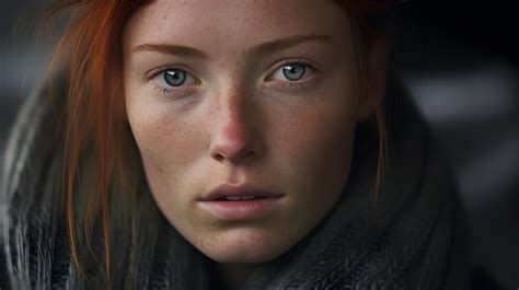 A Close Up Of A Person With An Expression Of Melancholy In A Moody