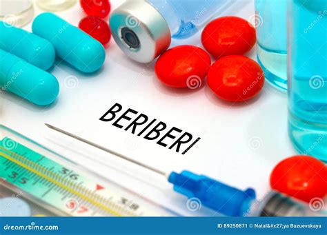 Beriberi Stock Image Image Of Medicine Cardiovascular 89250871