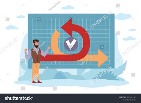 Flexible Development Process Agile Task Planning Stock Vector Royalty