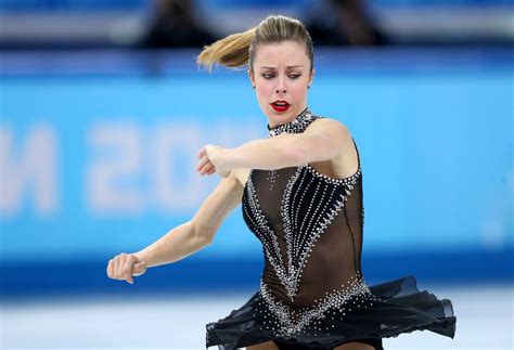 Ashley Wagner At Figure Skating Ladies Short Program In Sochi Hawtcelebs