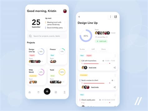 Task Management App By Alexandr V Task Management App Mobile App Design Mobile App Design
