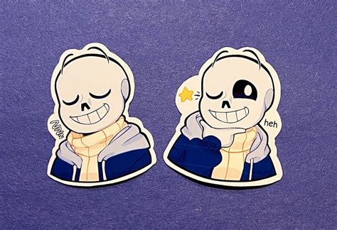 Undertale Frisk Papyrus Sans Stickers Etsy