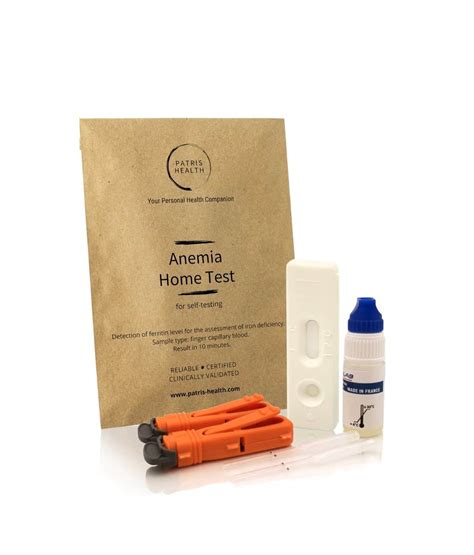Patris Health® Anemia Home Test Iron Deficiency Eu Certified