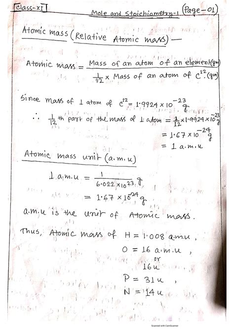 Solution Moles Atomic Mass Equivalent Mass Class 11 Chemistry For Iit
