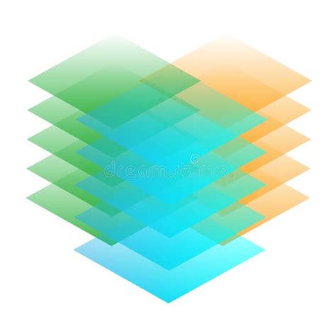 Layered Database Stock Illustrations 139 Layered Database Stock