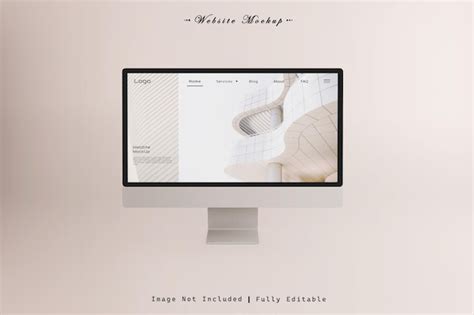 Premium Psd Monitor Psd Mockup Isolated
