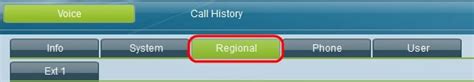 View Regional Information Through The Web Interface For Spa300spa500 Series Ip Phone Cisco