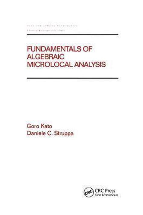 chapman and hall crc pure and applied mathematics fundamentals of