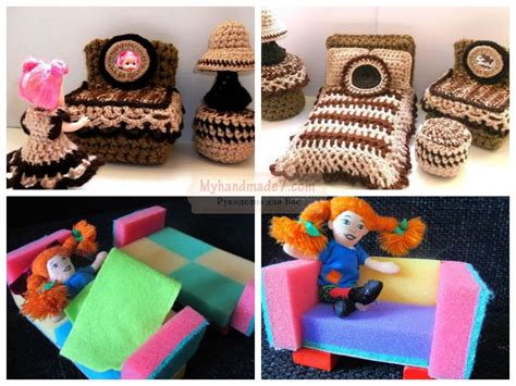 Как сделать мебель для кукол? лучшие идеи, мастер-классы с фото