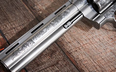 The First Engraved Colt Python American Handgunner
