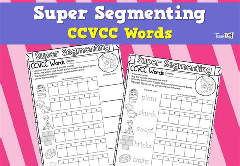Super Segmenting Ccvcc Words Teacher Resources And Classroom Games Teach This