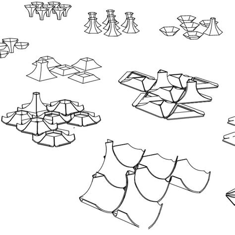 The Initial Form Iterations 3d Modeled In Grasshoper These Focused On