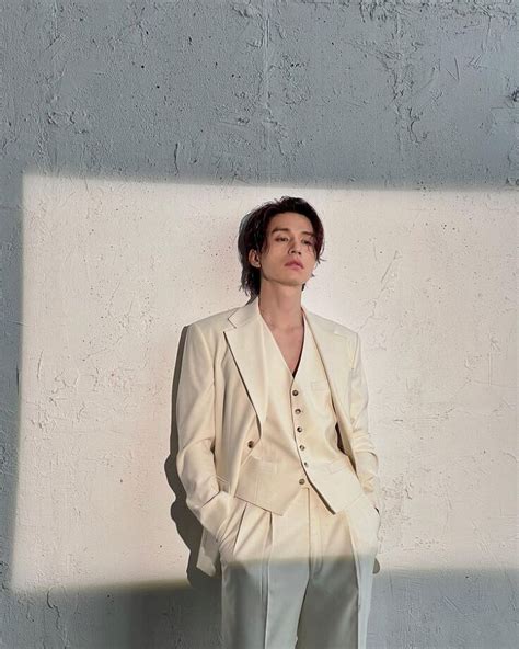 Actor Lee Dong Wook Unveils In Season Greeting All White Outfits For A Photoshoot Iwmbuzz