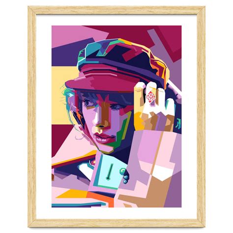 Taylor Swift Style Wpap Art Print By Swartwork Arthaus