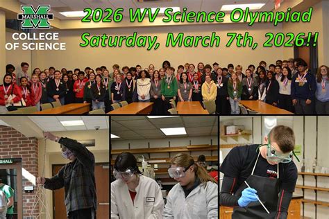College Of Science To Host 12th Annual Wv Science Olympiad In 2026