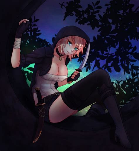 Tasselcat Original Bad Id Bad Pixiv Id Highres 1girl Belt Black Gloves Black Thighhighs