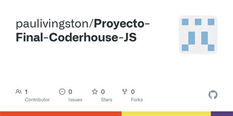 Github Paulivingstonproyecto Final Coderhouse Js