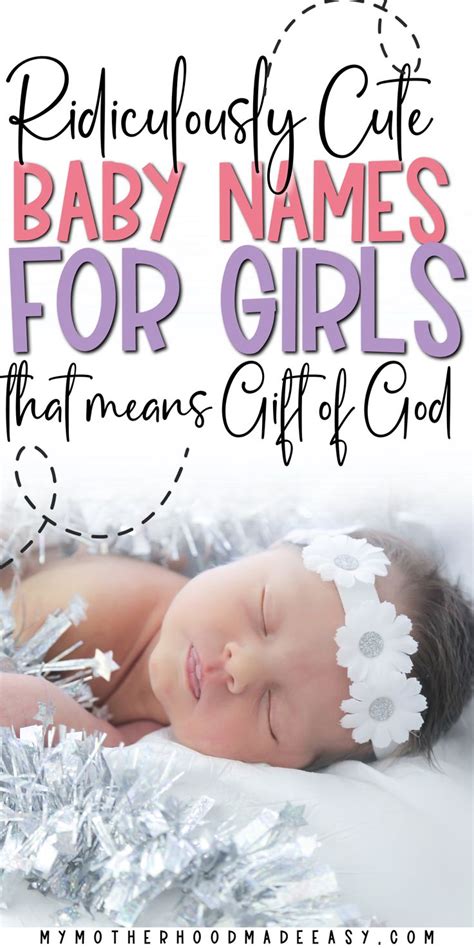 God Given Girl Names