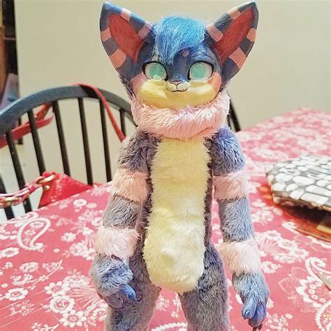 I Received My Custom Art Doll Of My Fursona Yesterday Rfurry