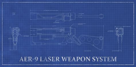 Laser Rifle Blueprint By Milky Shakester On Deviantart