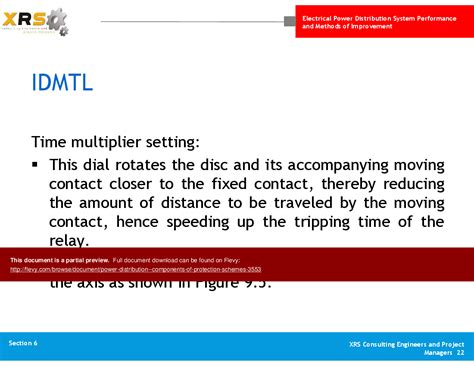 Power Distribution Components Of Protection Schemes Ppt Slide Deck