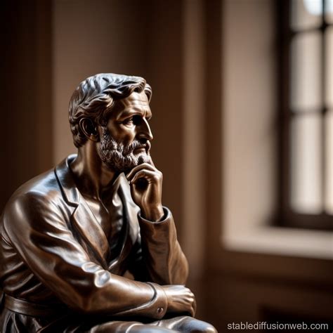 Cardiac Surgeons Rodin Thinker Statue Stable Diffusion Online