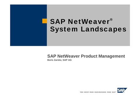 Pdf Sap Netweaver System Landscapes Dokumentips