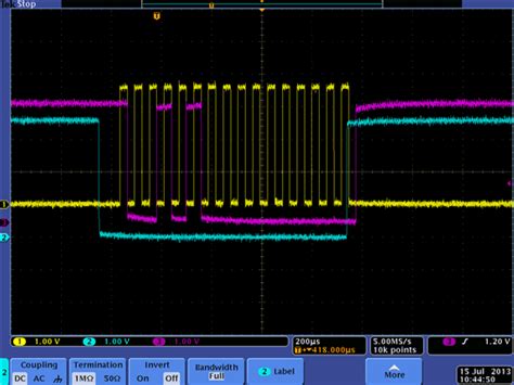 Msp430f2012 Verifying Acceptable Usi Spi Write Reg Waveform Msp Low