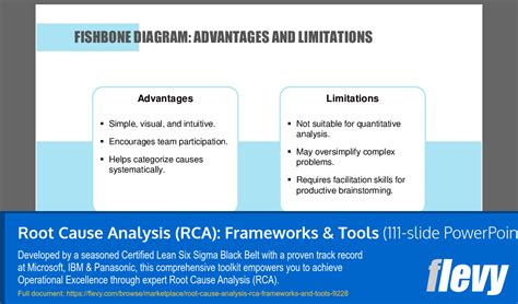 Root Cause Analysis RCA Frameworks Tools PPT Slide Deck