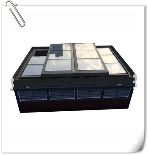 Weather Sensing System Waterproof Solar Aluminum Alloy Flush Roof Sliding Skylight Smart Window