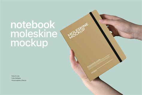 Moleskin Notebook Mockup Design Shack