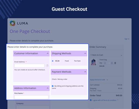 Magento One Step Checkout Extension One Page Module WebKul