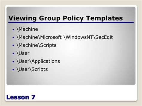 ppt introduction to group policy powerpoint presentation free